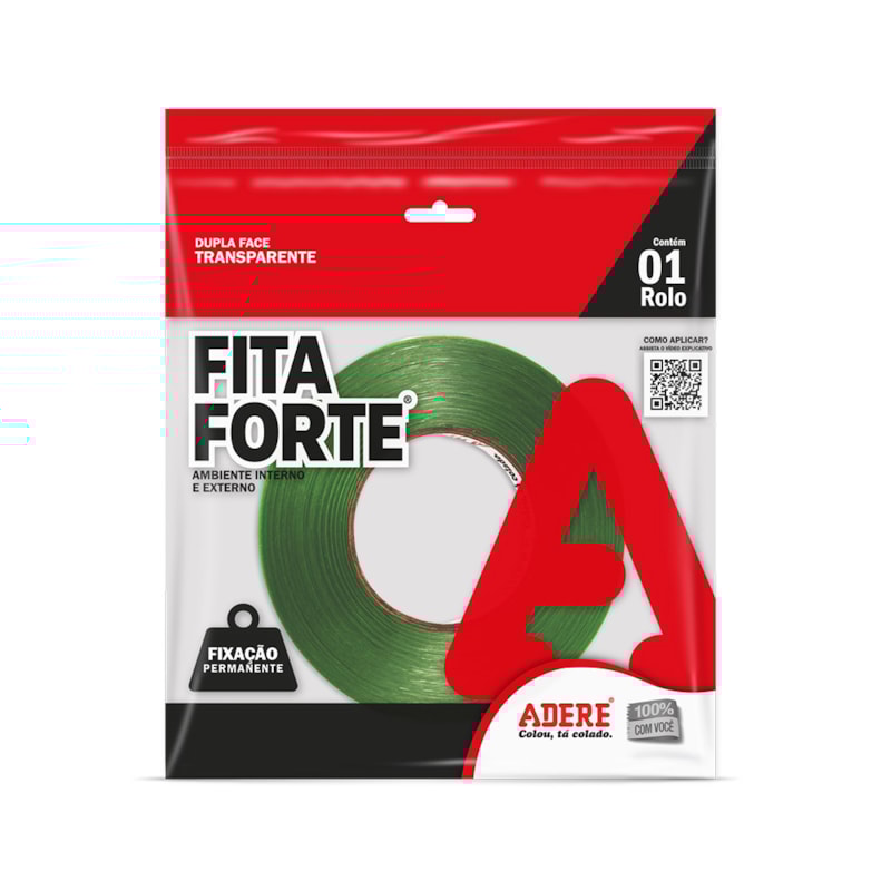 Compre Fita Dupla Face Acrílica XT080 12 mm x 20 m - Adecil